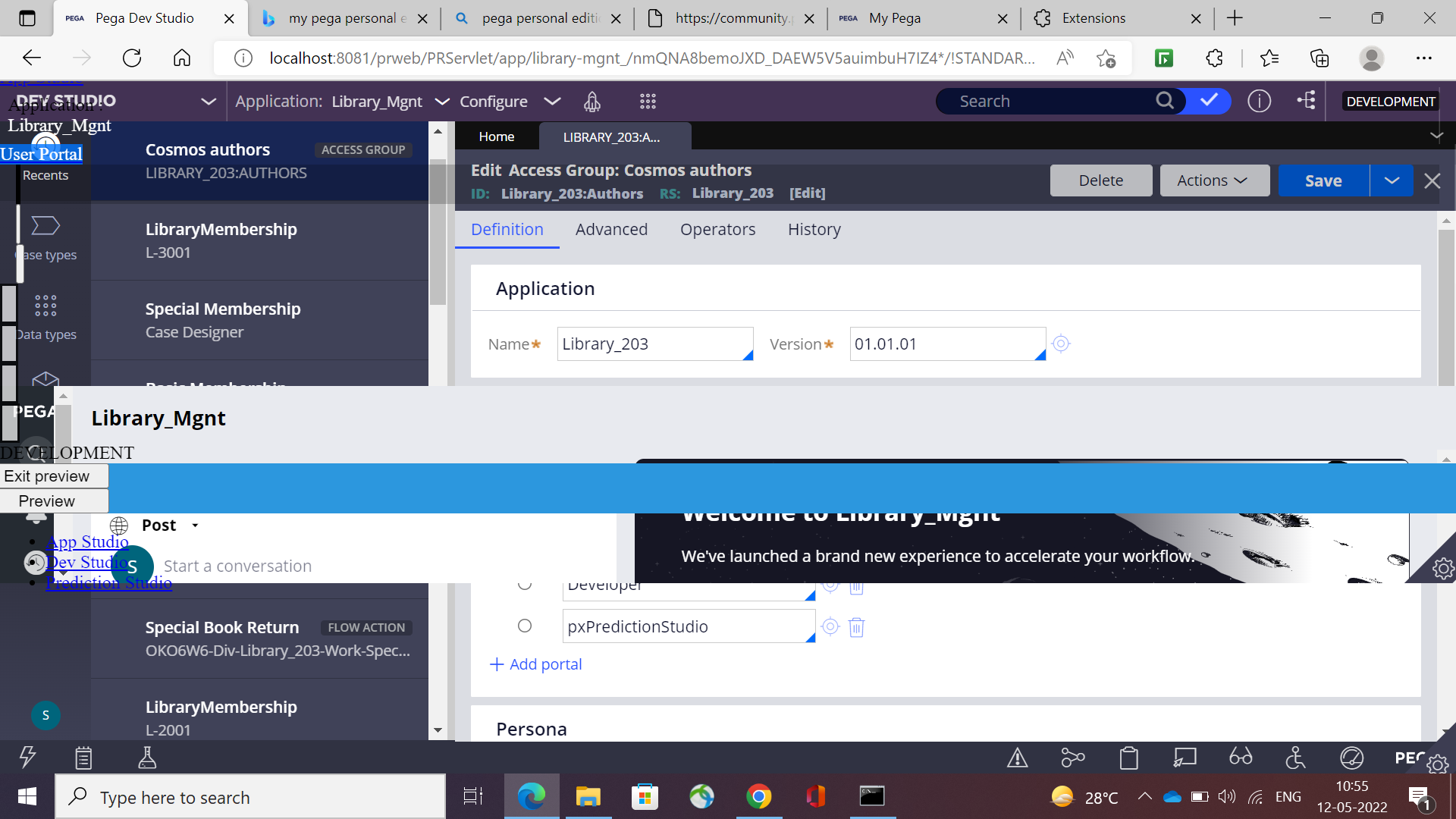 My Pega personal Edition 8.6 not working - Facing problems | Support Center