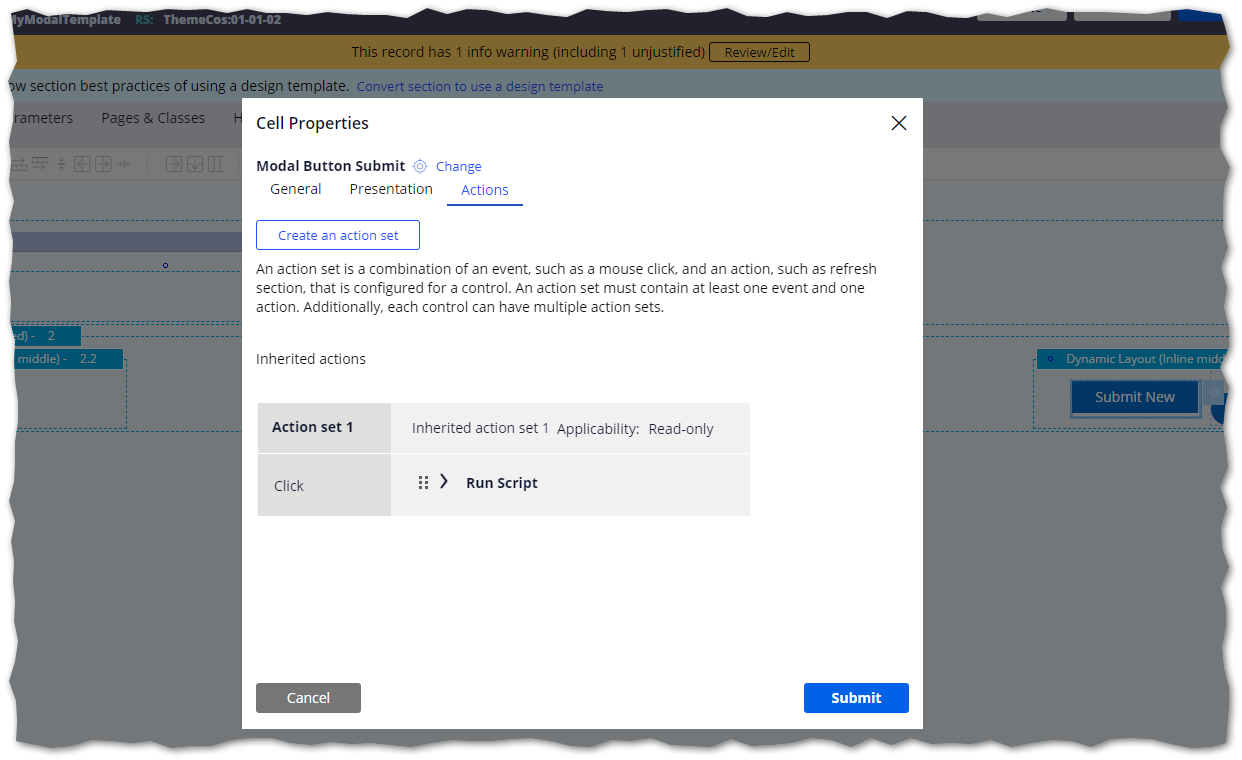 Pega Context Issue When launching Pop-up Report Definition | Support Center