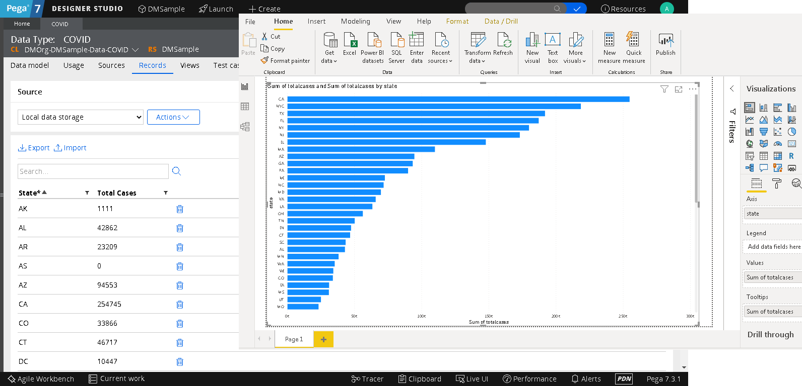 Integrate Pega with Power bI | Support Center